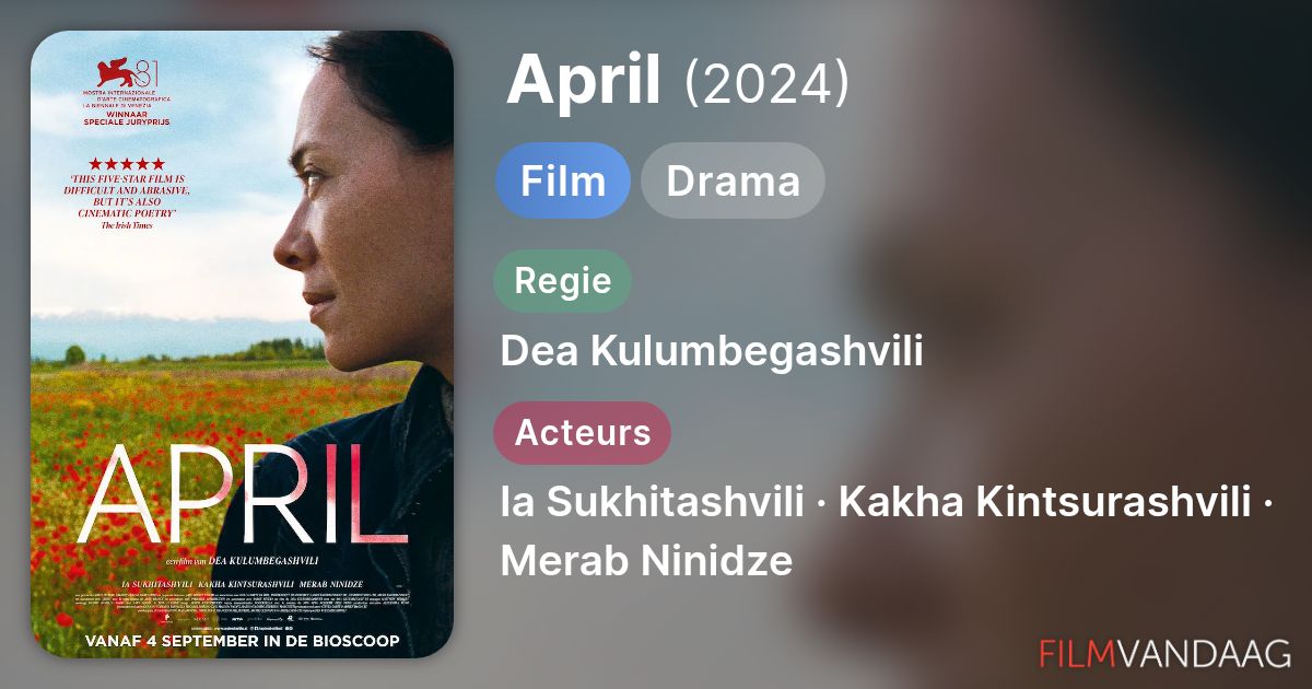 April (film, 2024) - FilmVandaag.nl