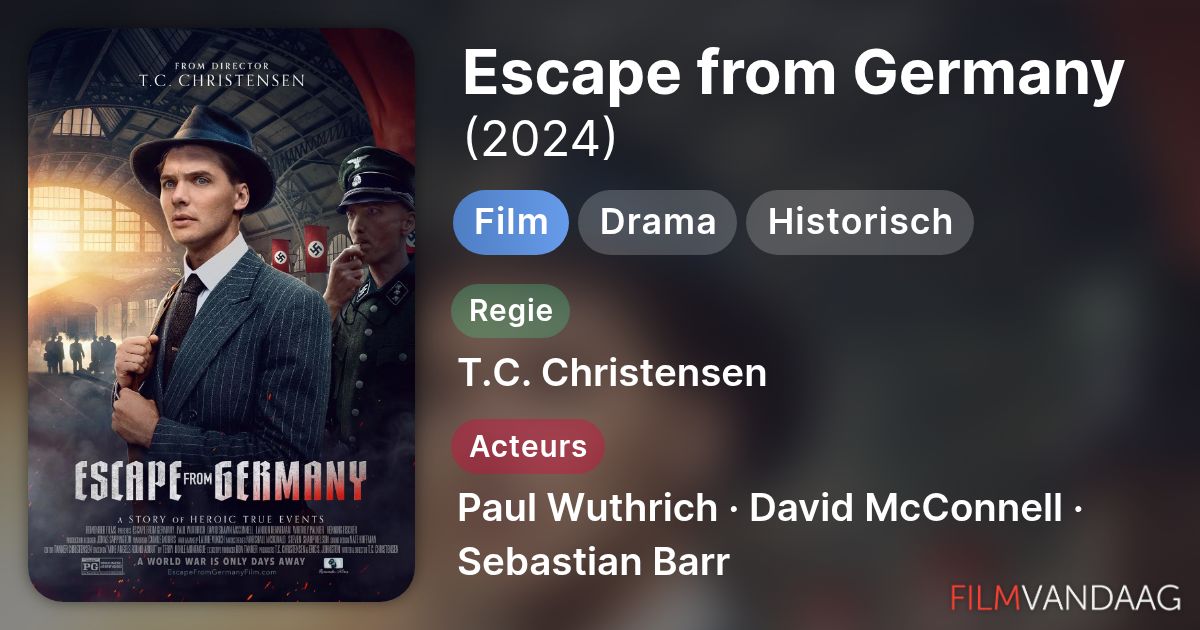 Escape from Germany (film, 2024) - FilmVandaag.nl