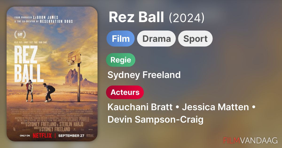 Rez Ball (film, 2024) - FilmVandaag.nl