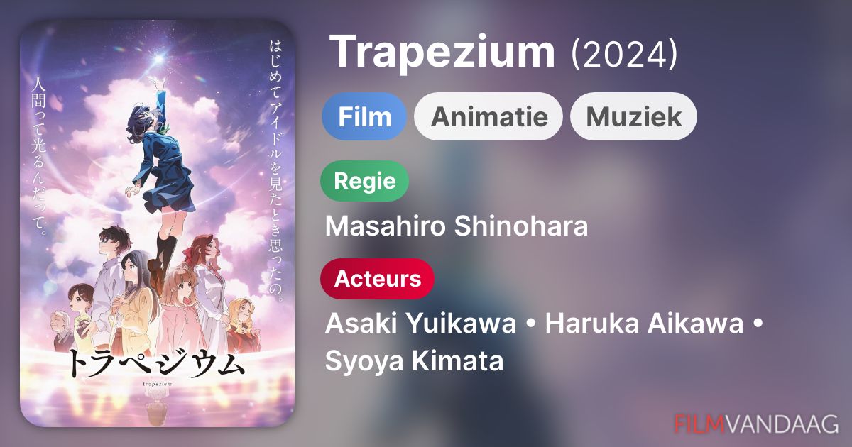 Trapezium (film, 2024) - FilmVandaag.nl