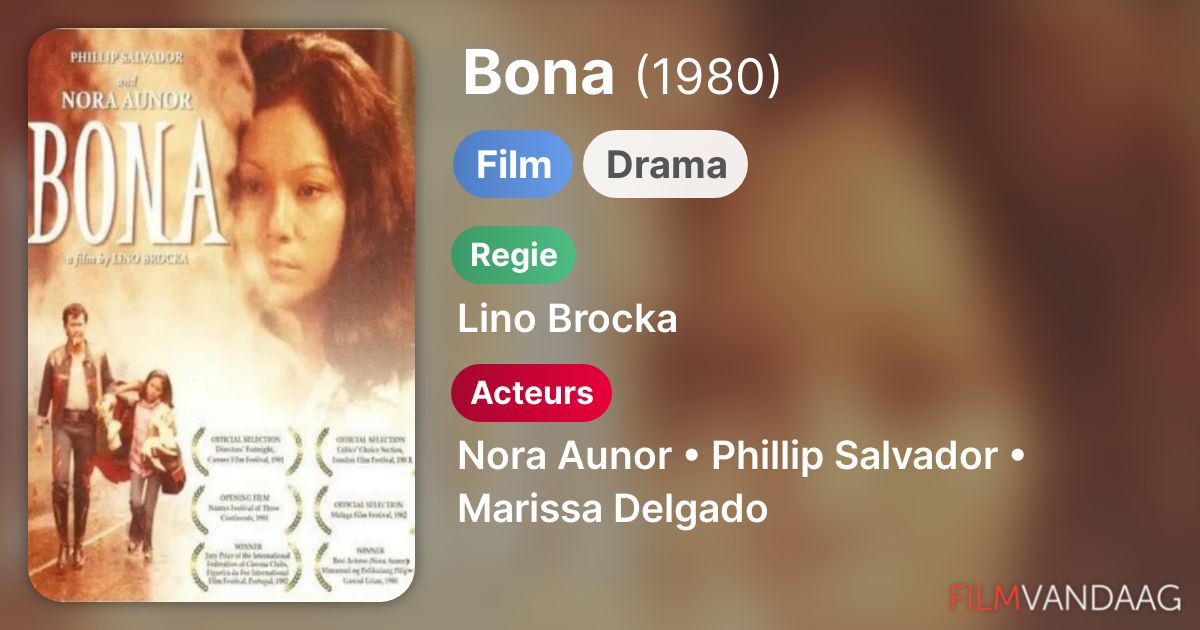 Bona (film, 1980) - FilmVandaag.nl