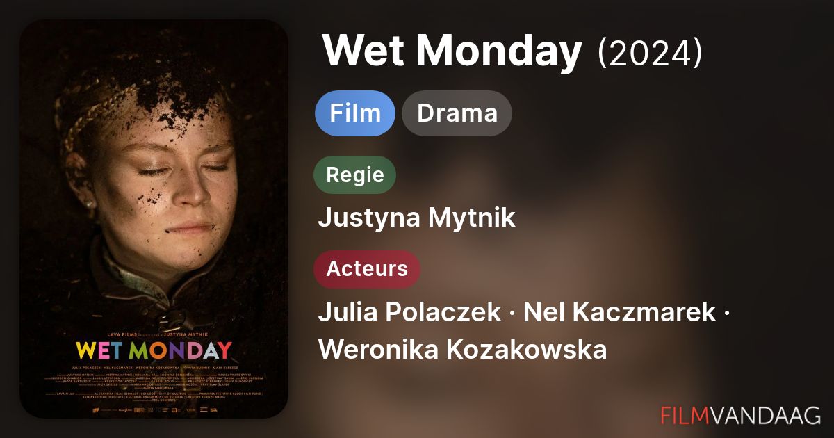 Wet Monday (film, 2024) - FilmVandaag.nl