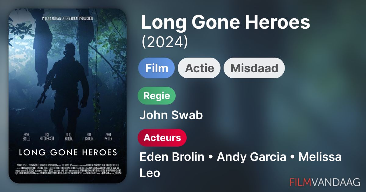 Long Gone Heroes (film, 2024) - FilmVandaag.nl
