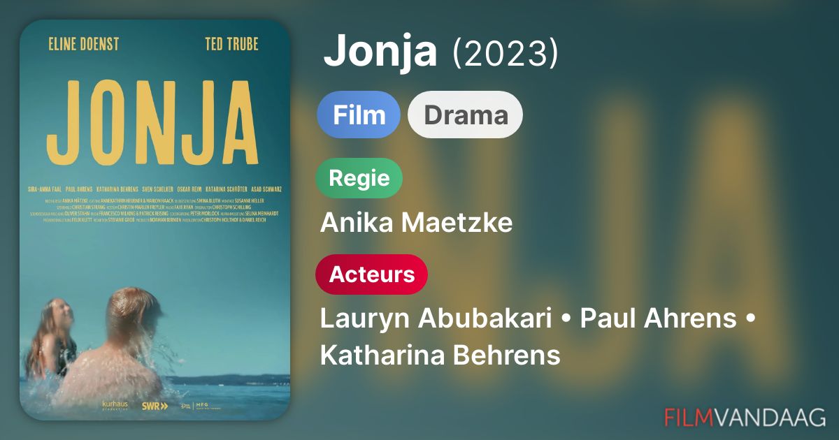 Jonja (film, 2023) - FilmVandaag.nl