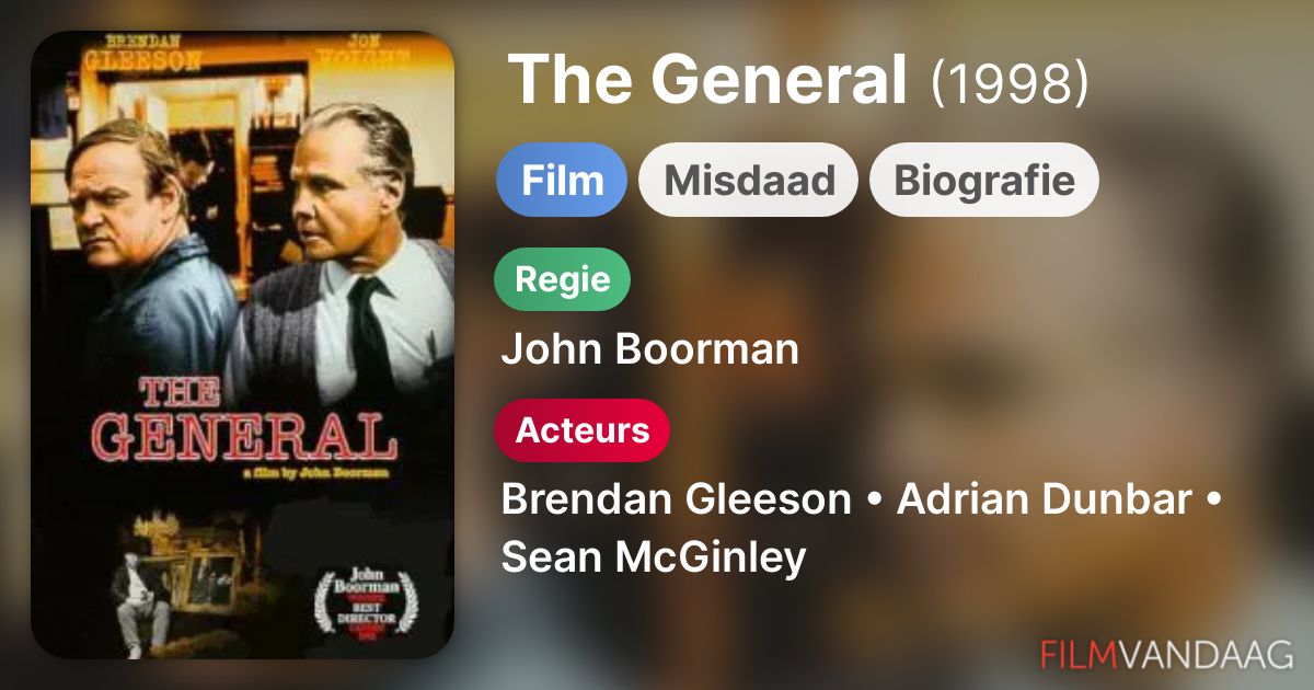The General (film, 1998) - FilmVandaag.nl