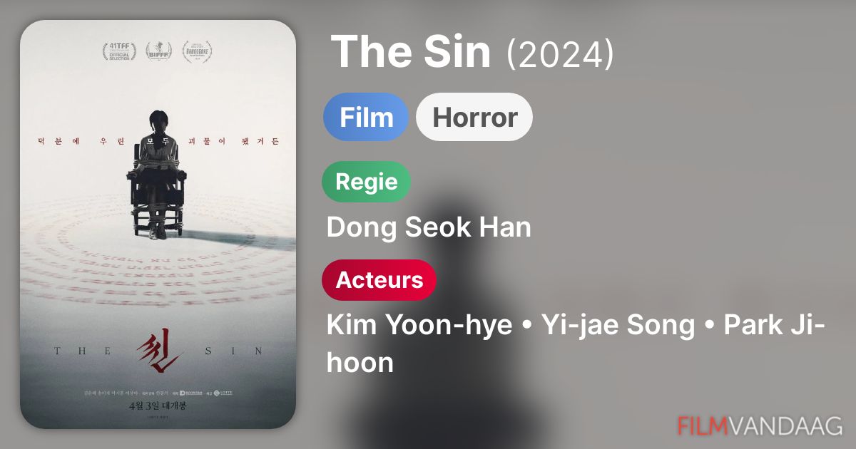 The Sin (film, 2024) - FilmVandaag.nl