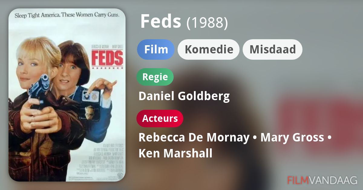 Feds (film, 1988) - FilmVandaag.nl