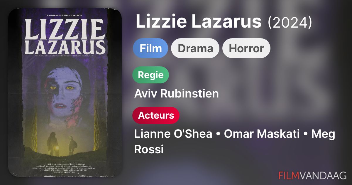 Lizzie Lazarus (film, 2024) - FilmVandaag.nl