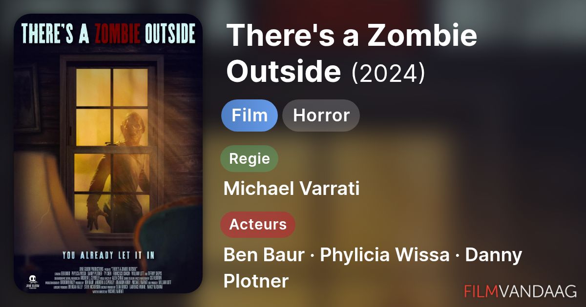 There's a Zombie Outside (film, 2024) - FilmVandaag.nl