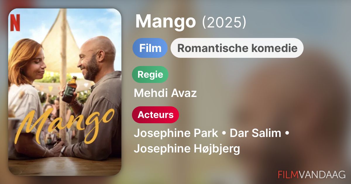 Mango (film, 2025) - FilmVandaag.nl
