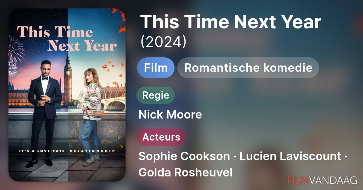 This Time Next Year (film, 2024) - FilmVandaag.nl