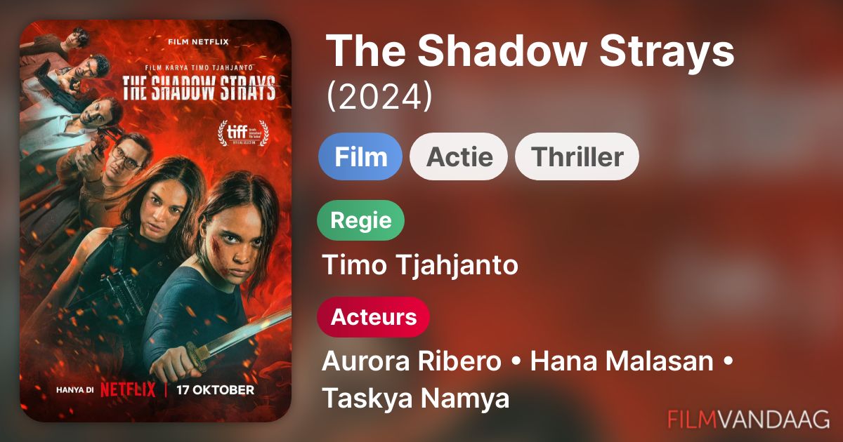The Shadow Strays (film, 2024) - FilmVandaag.nl