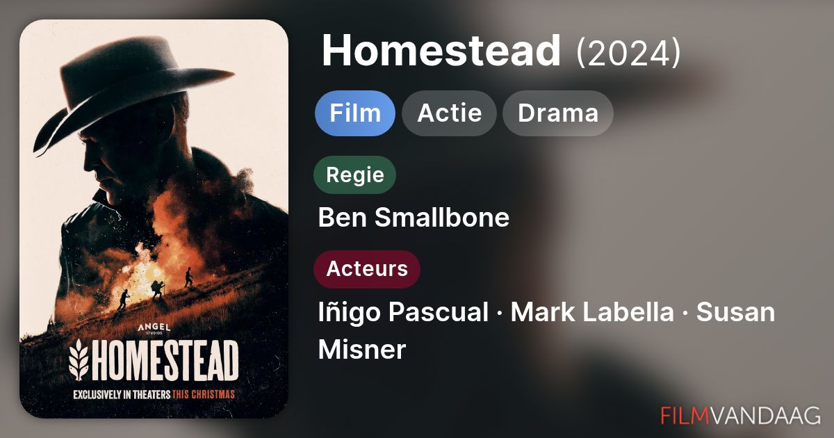 Homestead (film, 2024) - FilmVandaag.nl