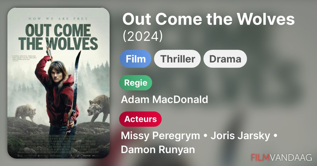 Out Come the Wolves (film, 2024) - FilmVandaag.nl