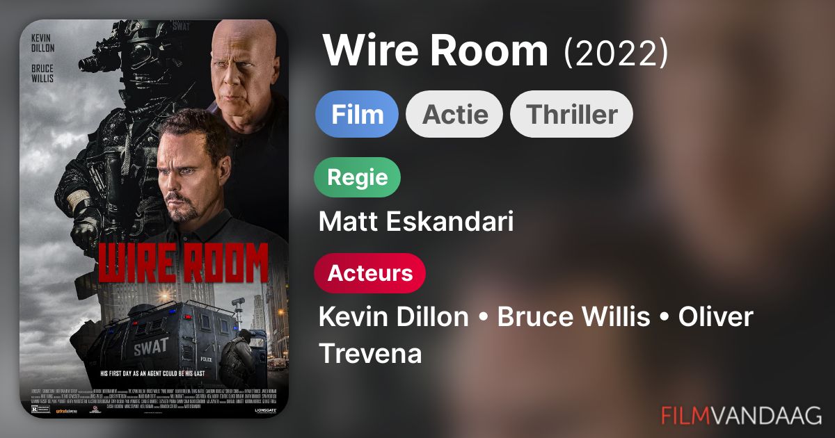 Wire Room (film, 2022) - FilmVandaag.nl