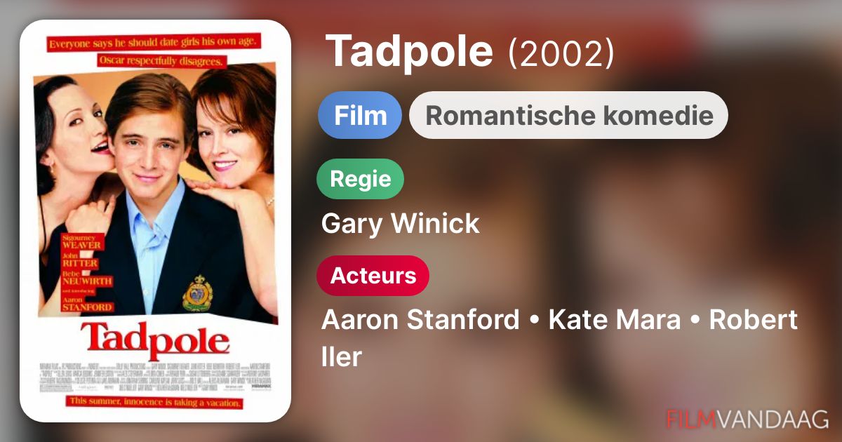 Tadpole (film, 2002) - FilmVandaag.nl
