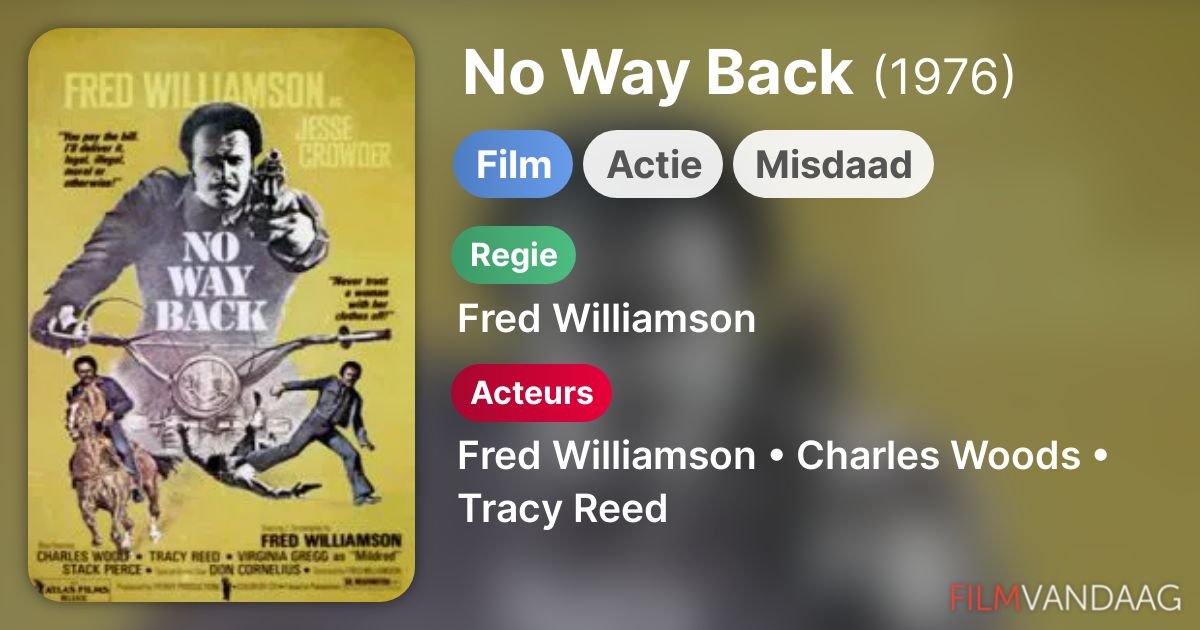 No Way Back (film, 1976) - FilmVandaag.nl