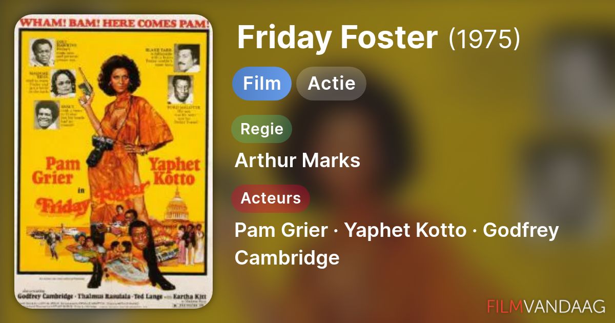 Friday Foster (film, 1975) - FilmVandaag.nl