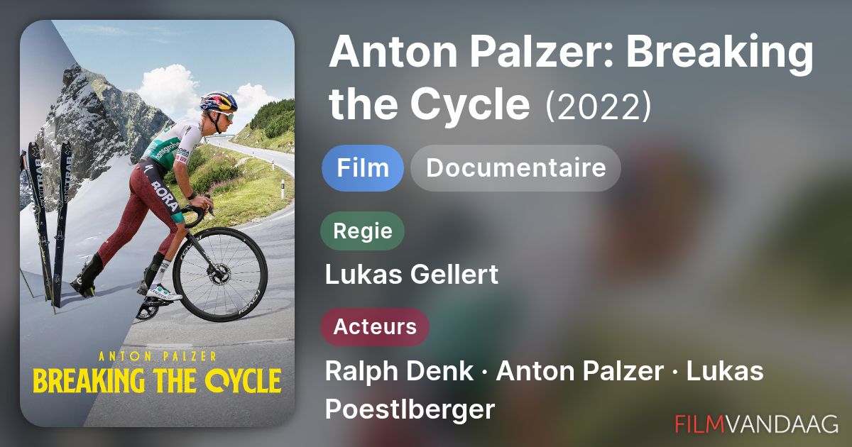 Anton Palzer: Breaking the Cycle (film, 2022) kopen op dvd of blu-ray ...