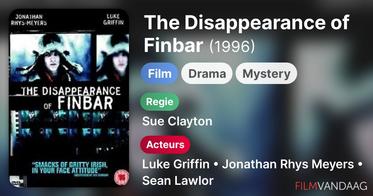 The Disappearance of Finbar (film, 1996) - FilmVandaag.nl