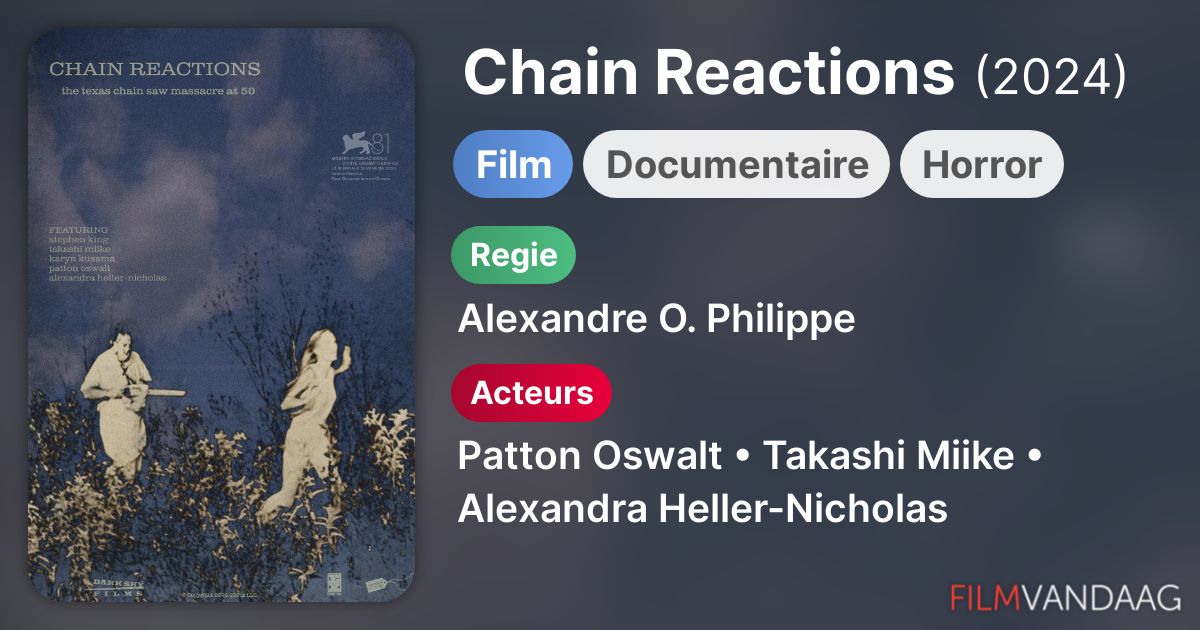 Chain Reactions (film, 2024) - FilmVandaag.nl