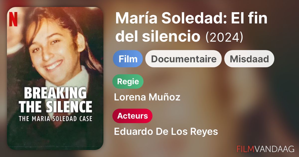 María Soledad: El fin del silencio (film, 2024) kopen op dvd of blu-ray ...