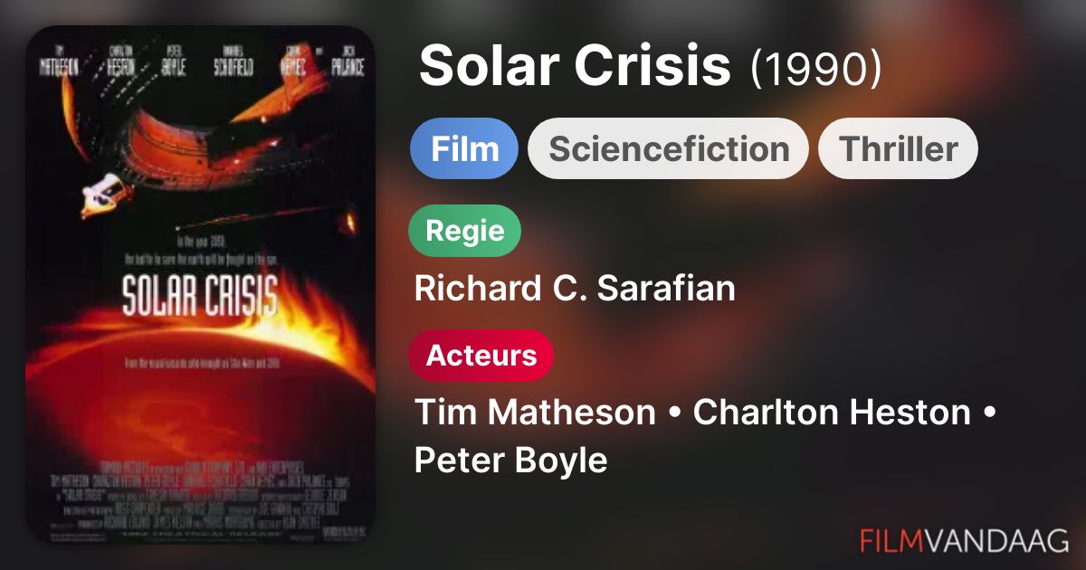 Solar Crisis (film, 1990) - FilmVandaag.nl