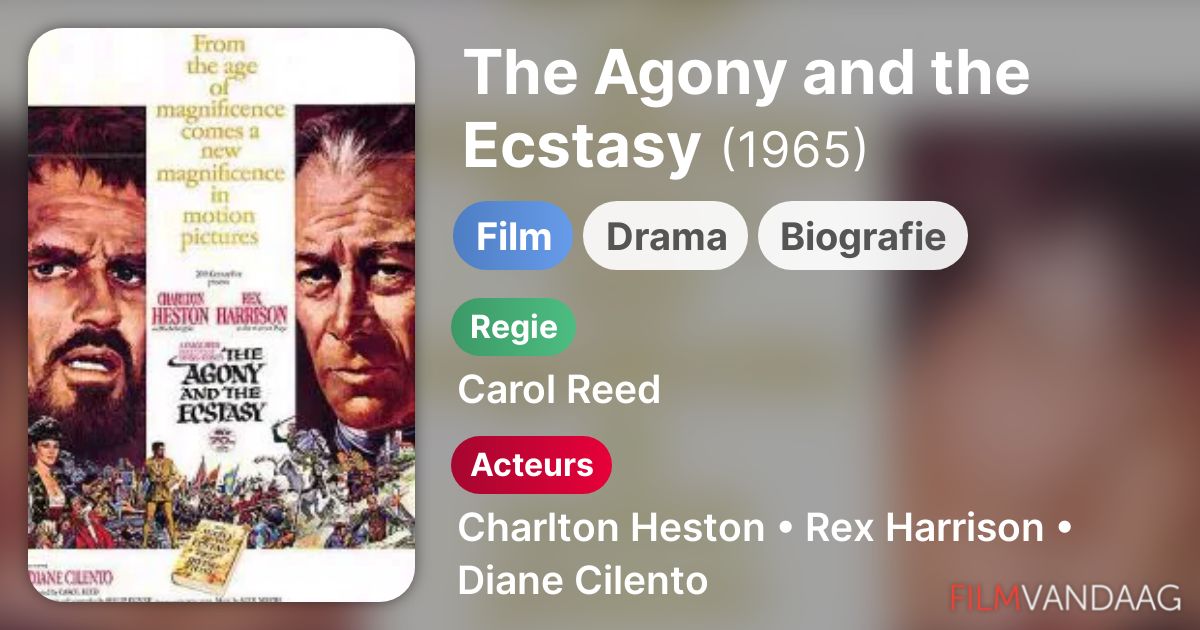 The Agony and the Ecstasy (film, 1965) - FilmVandaag.nl