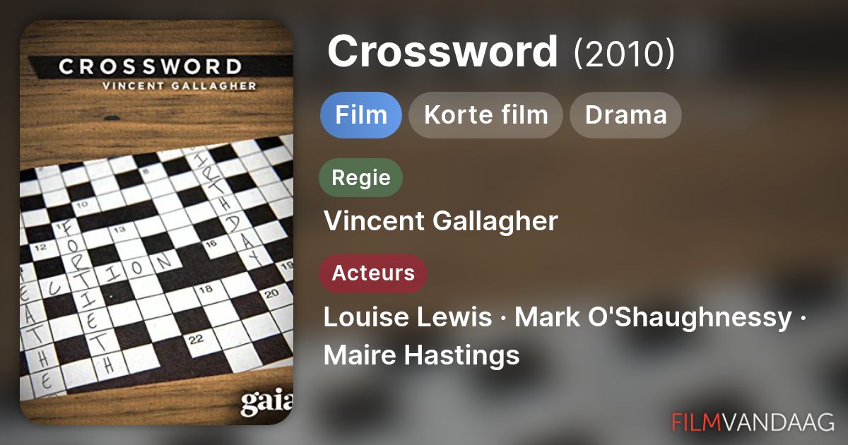 Crossword (film, 2010) - FilmVandaag.nl
