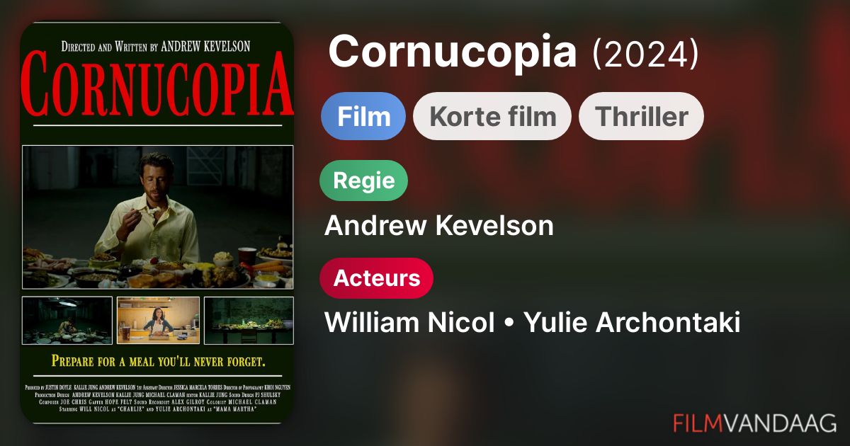 Cornucopia (film, 2024) - FilmVandaag.nl