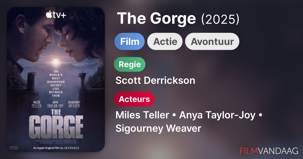 The Gorge (film, 2025) - FilmVandaag.nl