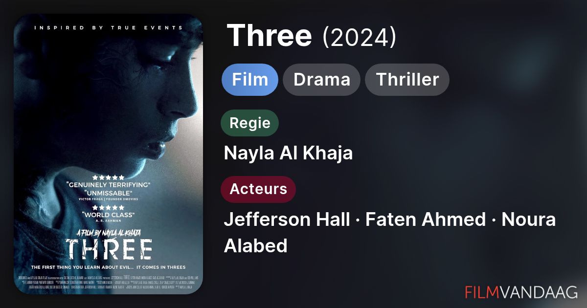 Three (film, 2024) - FilmVandaag.nl