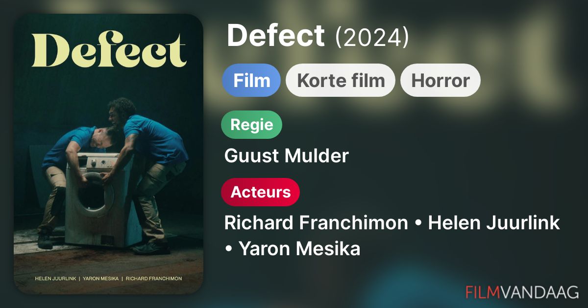 Defect (film, 2024) - FilmVandaag.nl