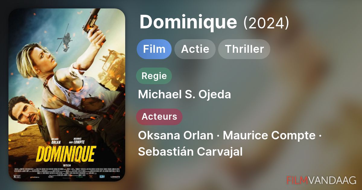 Dominique (film, 2024) - FilmVandaag.nl