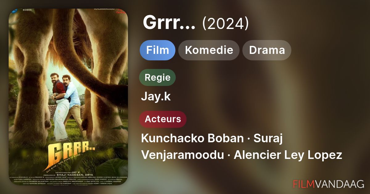 Grrr... (film, 2024) - FilmVandaag.nl