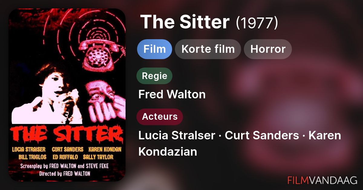 The Sitter (film, 1977) - FilmVandaag.nl