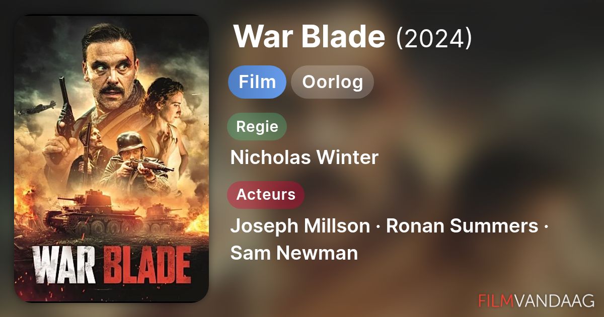 War Blade (film, 2024) - FilmVandaag.nl