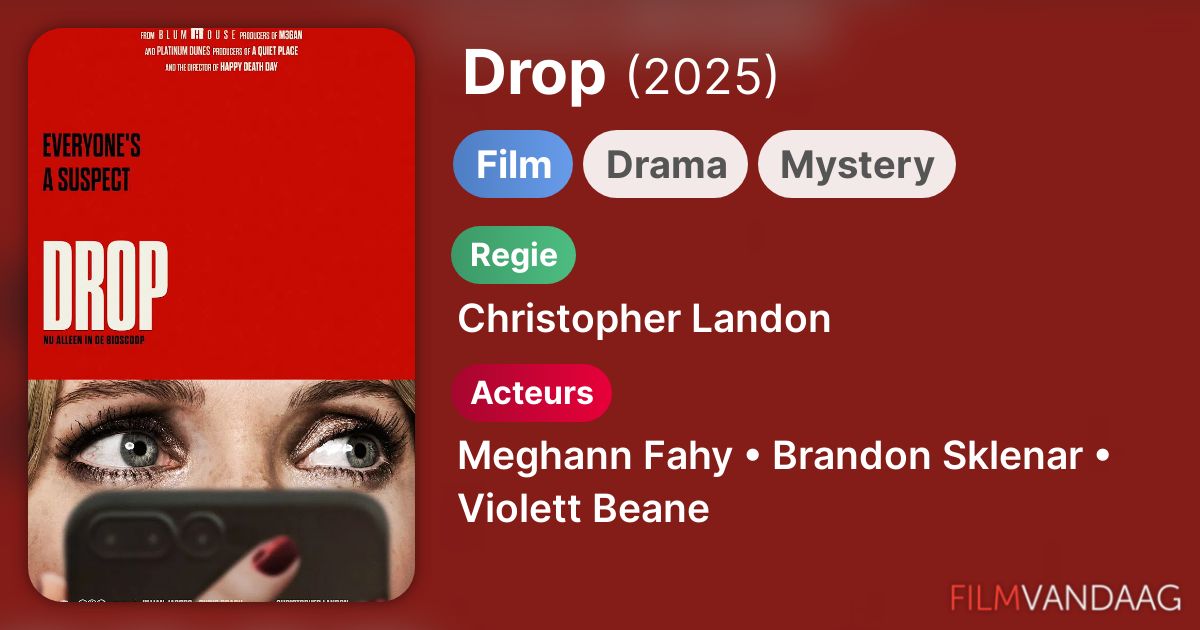 Drop (film, 2025) - FilmVandaag.nl