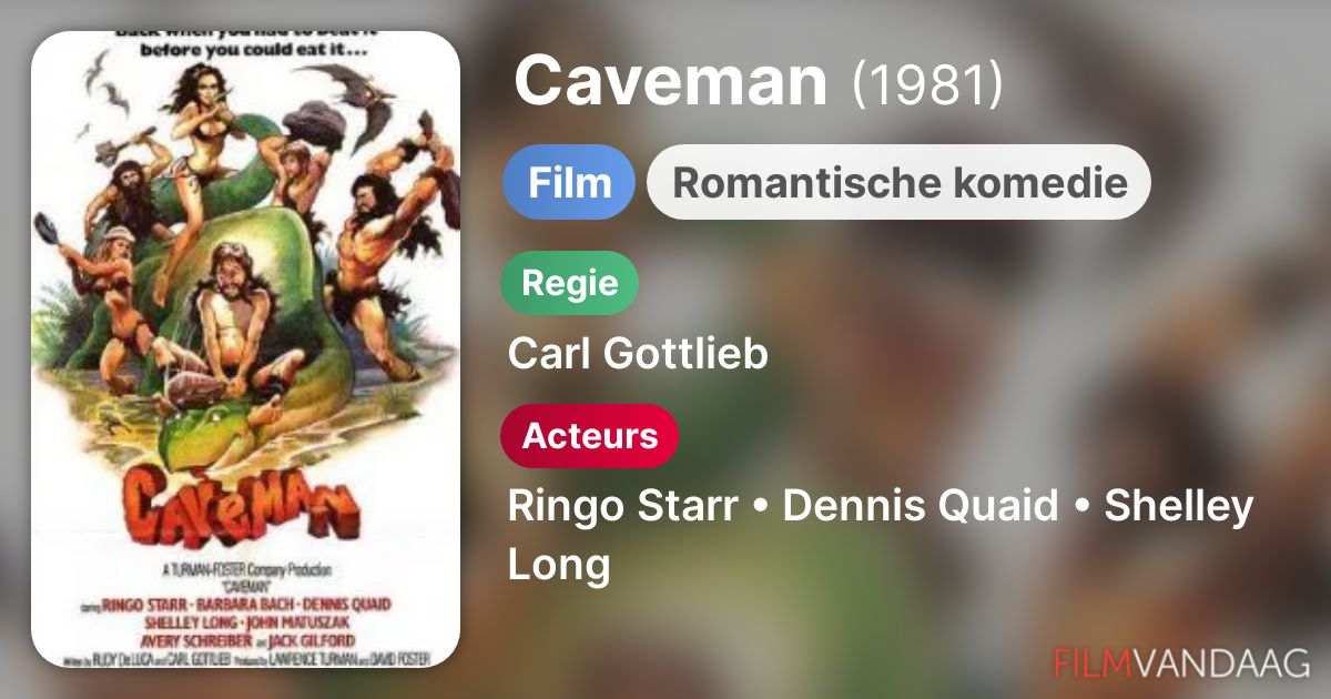 Caveman (film, 1981) - FilmVandaag.nl