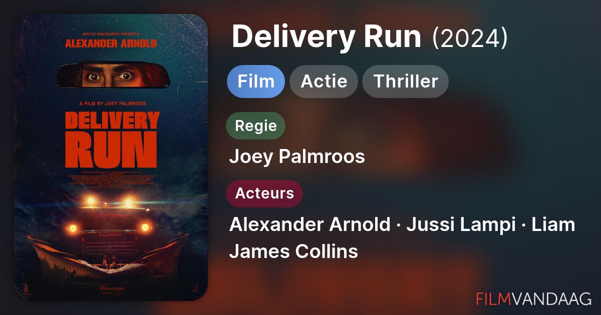Delivery Run (film, 2024) - FilmVandaag.nl