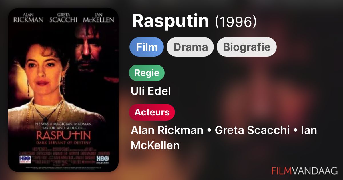Rasputin (film, 1996) - FilmVandaag.nl
