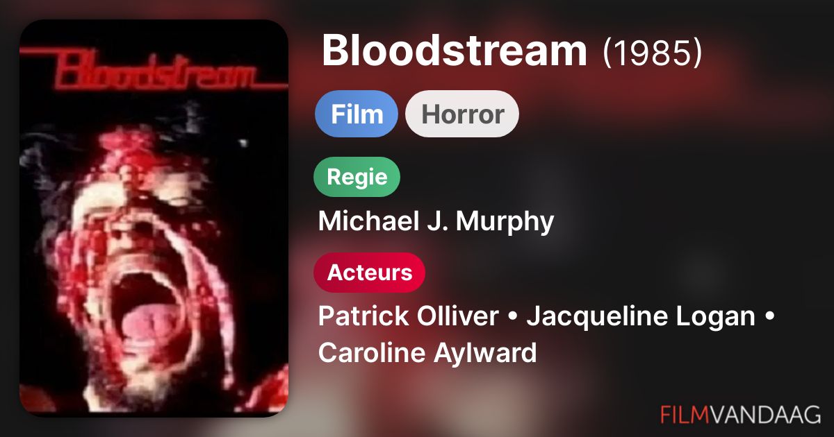 Bloodstream (film, 1985) - FilmVandaag.nl