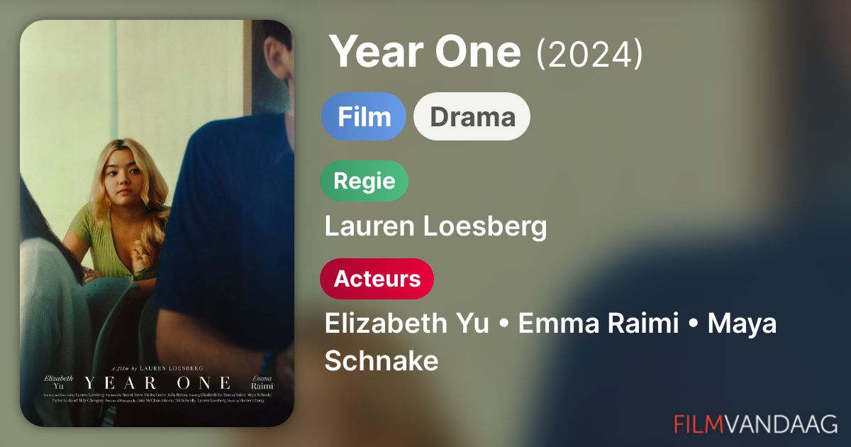 Year One (film, 2024) - FilmVandaag.nl