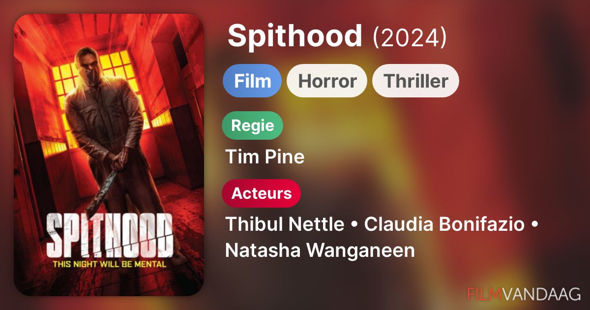 Spithood (film, 2024) - FilmVandaag.nl