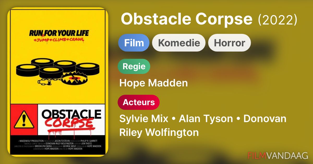 Obstacle Corpse (film, 2022) - FilmVandaag.nl
