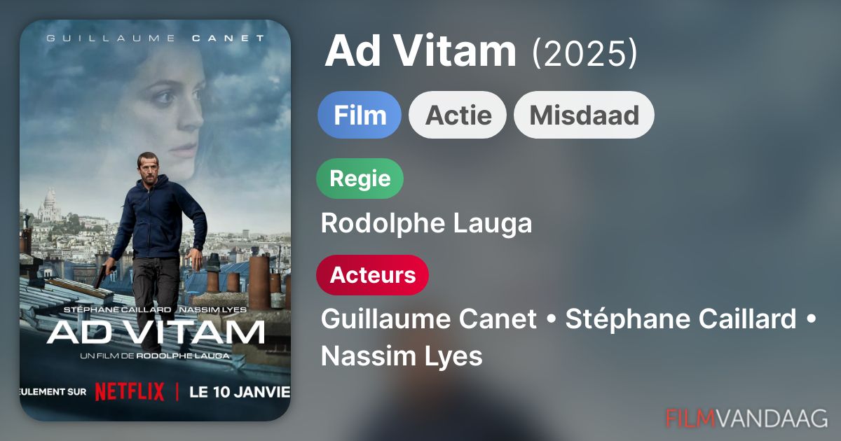Ad Vitam (film, 2025) - FilmVandaag.nl