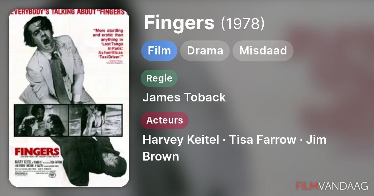 Fingers (film, 1978) - FilmVandaag.nl