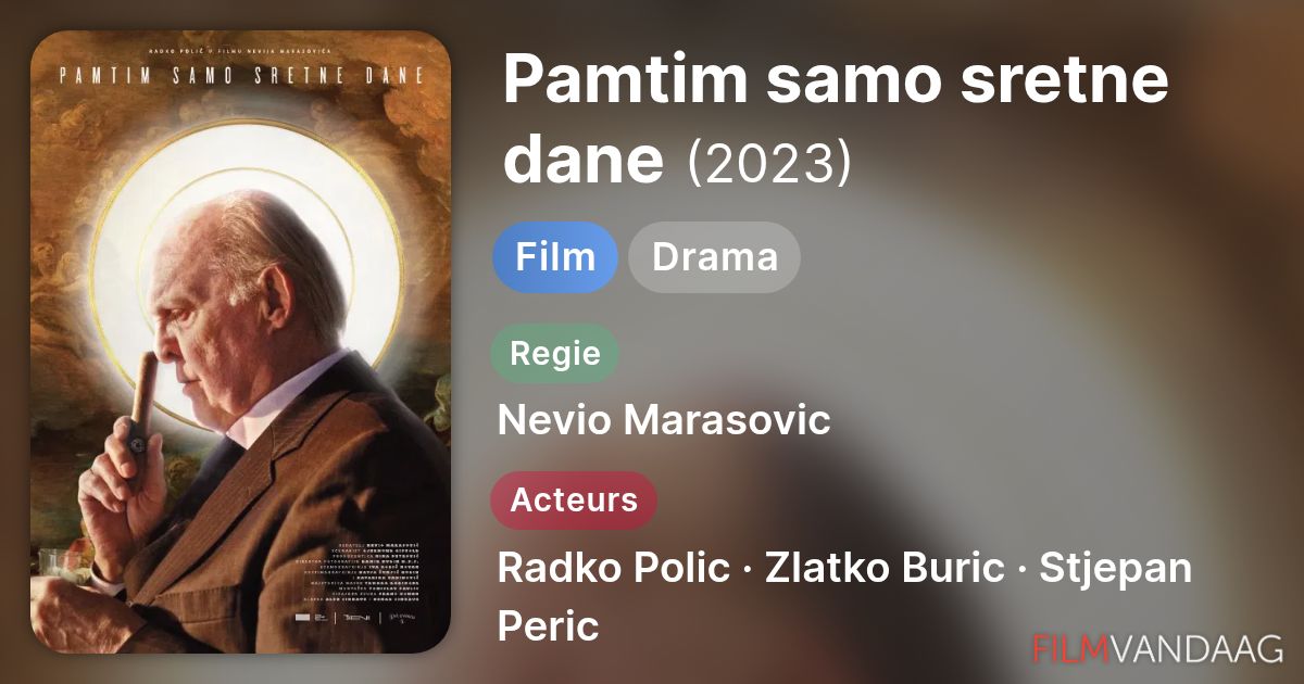 Pamtim samo sretne dane (film, 2023) - FilmVandaag.nl