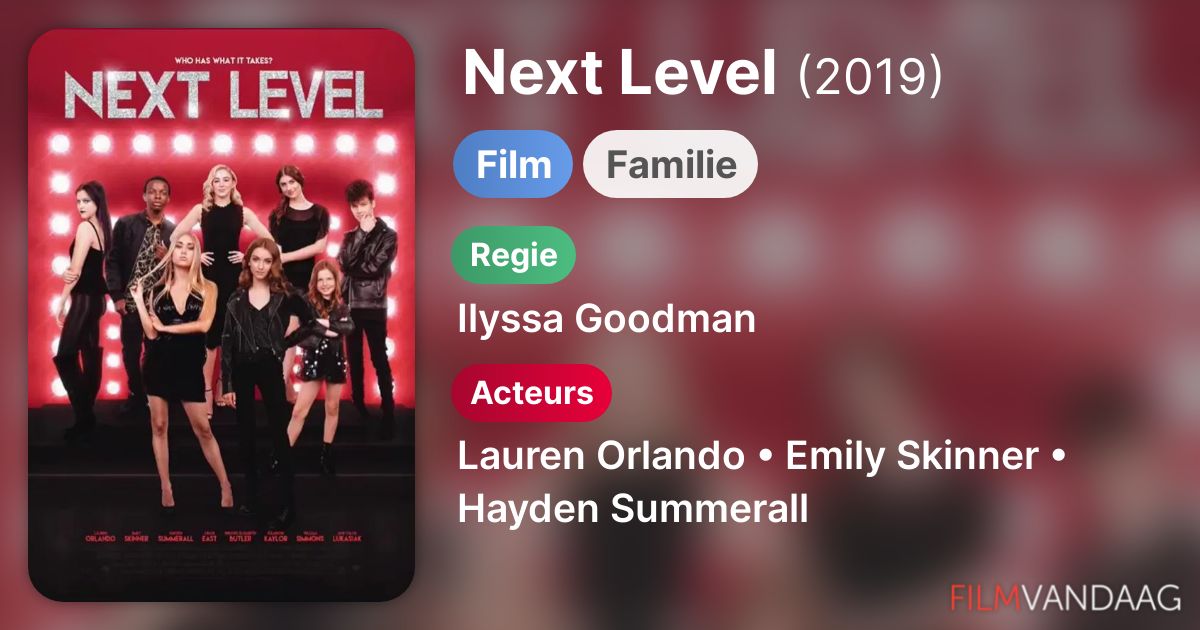 Next Level (film, 2019) - FilmVandaag.nl