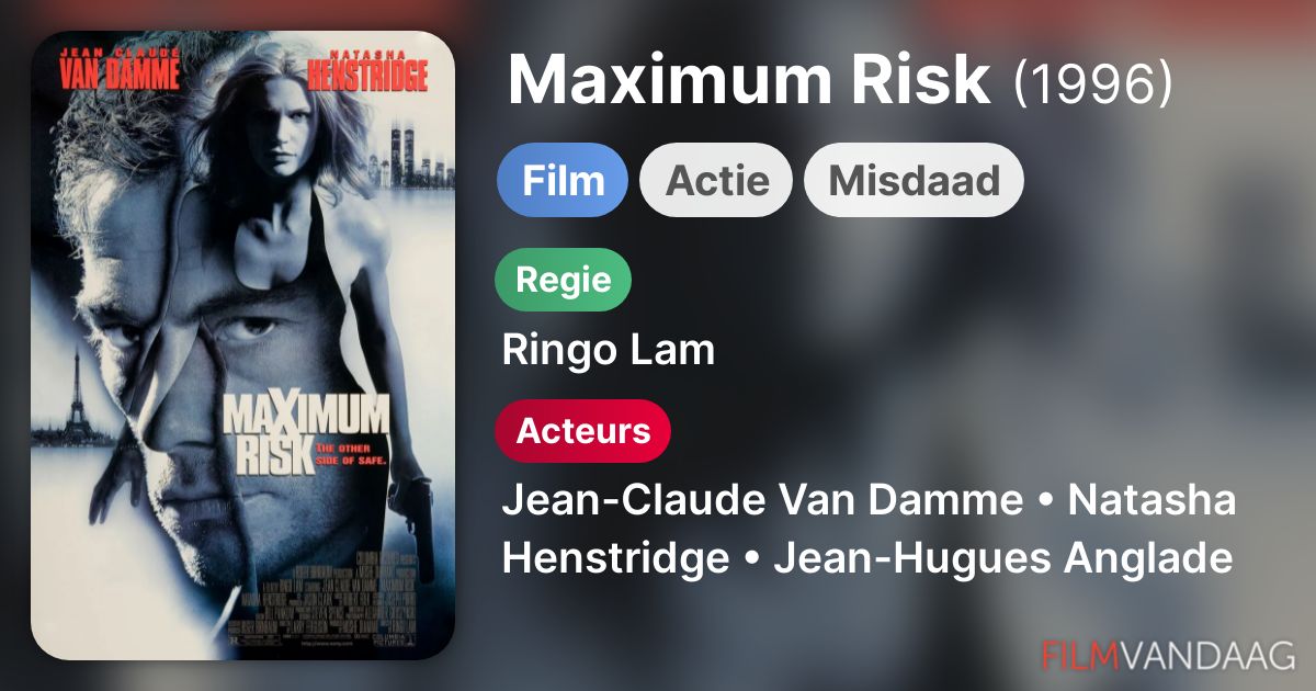 Maximum Risk (film, 1996) - FilmVandaag.nl